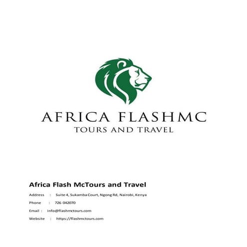 Africa flash mc tours and travel | PDF