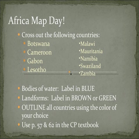 Africa - Geography | PPT