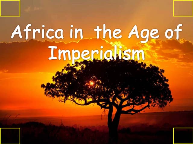 African colonization powerpoint | PPT