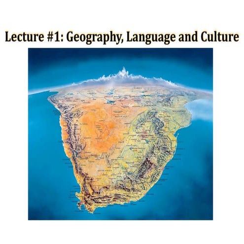 Africa lecture #1 | PPT
