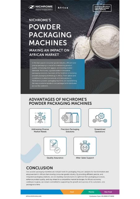 Nichrome africa packaging machine