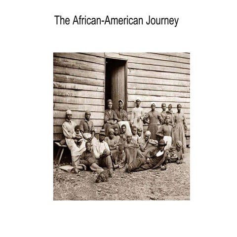 African American Experience Post Civil War | PPTX
