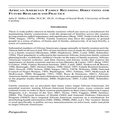 Black Family Reunions | PDF