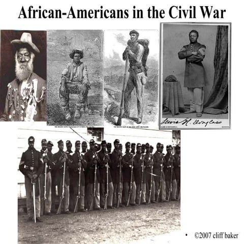 African-Americans in the Civil War.ppt African Americans role in Civil ...