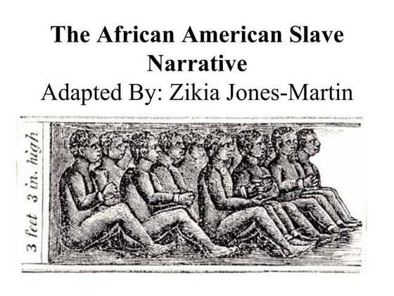 The Slave Narrative PPT Douglass introduction.ppt | Crime & Harmful ...