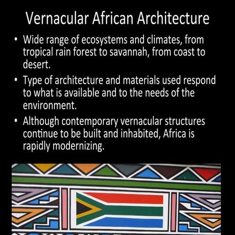 African architecture 1 | PDF