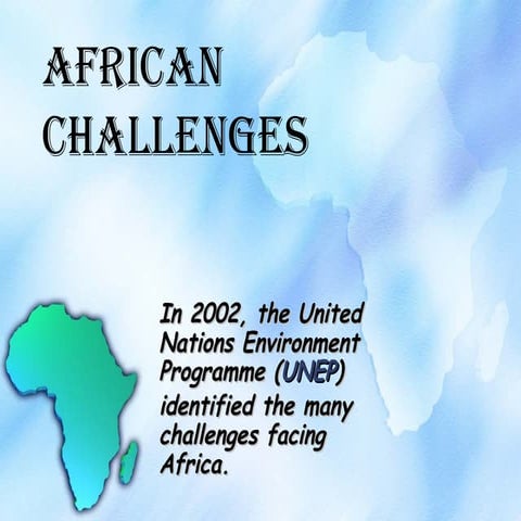 African Challenges | PPT