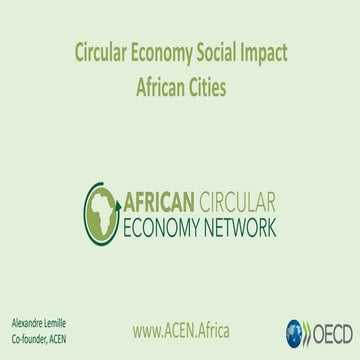 African Circular Economy Network | PDF | Africa Travel | Travel Locations