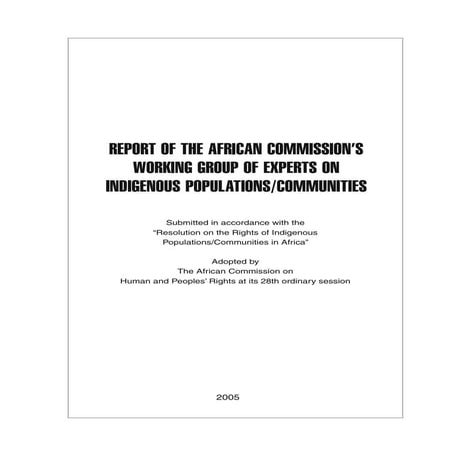 Expert Mechanism on the Rights of Indigenous Peoples | PDF