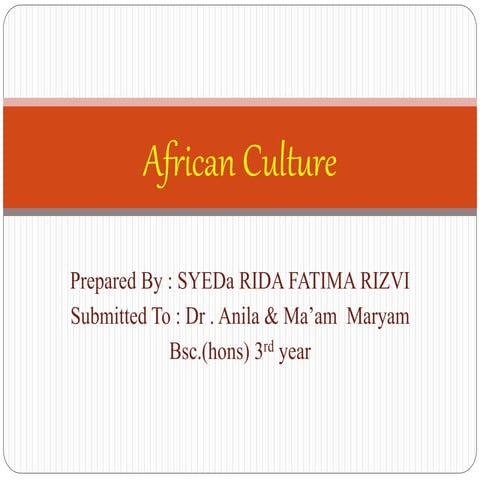 Africa | PPTX