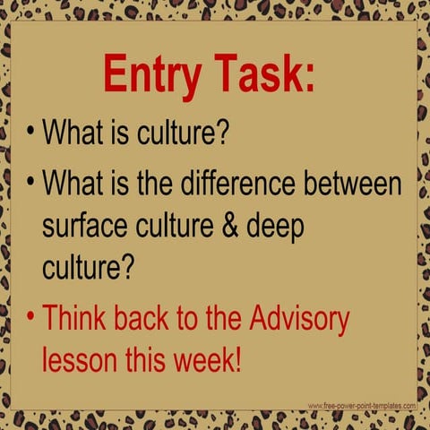 African Culture | PPT