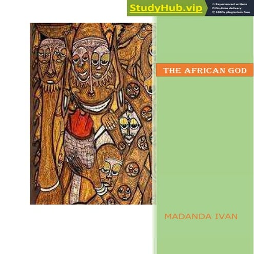 AFRICAN GOD | PDF | Christianity | Religion & Spirituality