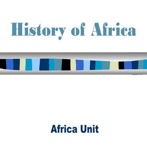 African history | PPT
