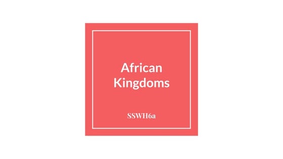 The ancient Kingdoms of West Africa - Benin | PDF