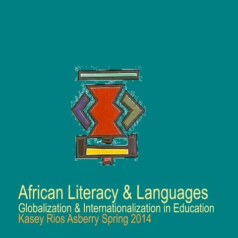 African literacy and languages | PPT
