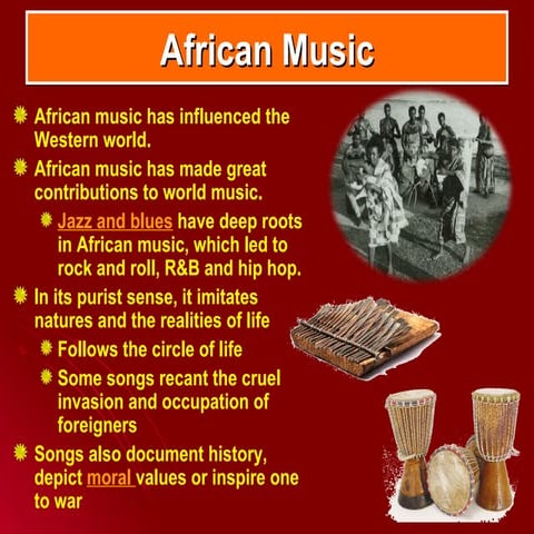 Africans and their music | PPT