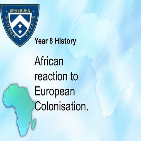Africans resist year 8 | PPT