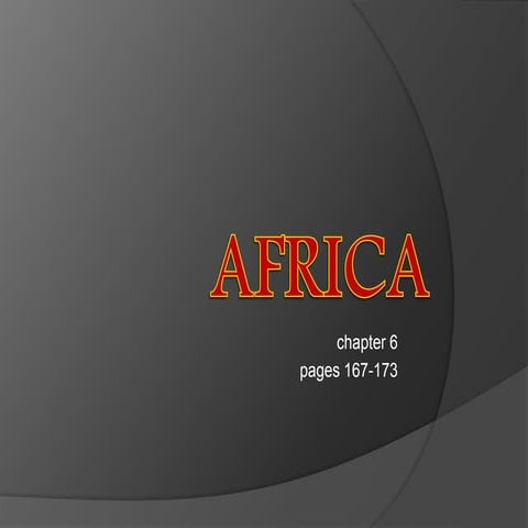 Africa powerpoint | PPTX