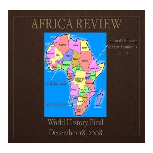 African Civilizations & Bantu Migration | PPT