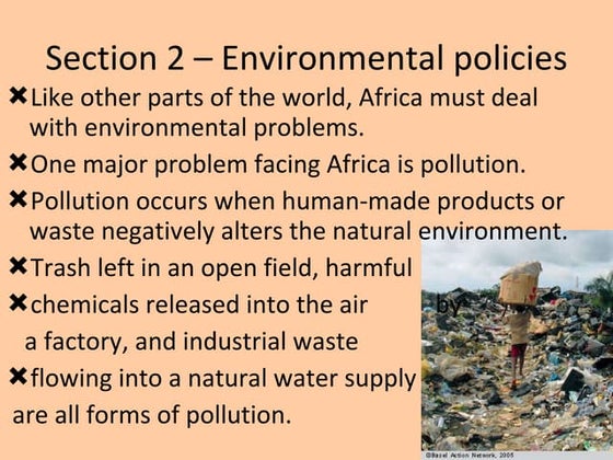 Environmental Issues Across Africa SS7G2a PowerPoint.ppt