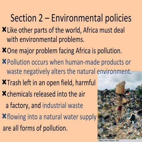 Africa's environmental policies | PPT