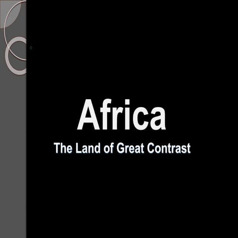 Africa Grade 6 Social Studies | PPTX