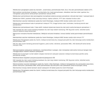 Uraian Tugas Bidan Penyeliabidan Siaga Docx