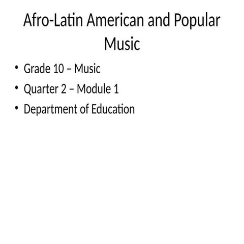 Afro-Latin-American-Popular-Music.pptx.,m;ljugiuiuh | PPTX