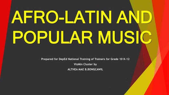 Music 10 lesson #1 african music | PPTX