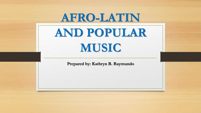Musical instruments( Idiophones ) of Africa | PPTX