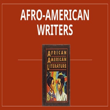 Afro American literature. Richard Wright.pptx