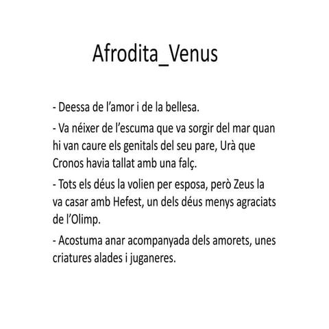 Afrodita venus | PPTX