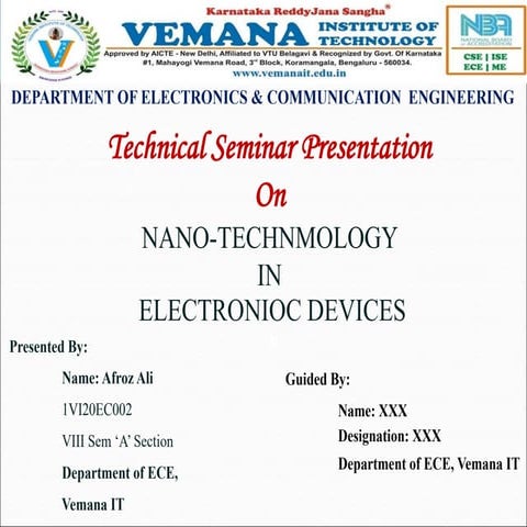 he description abouty tech semina,m M