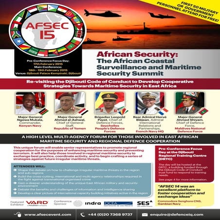 AFSEC 15: The African Maritime Security Summit | PDF