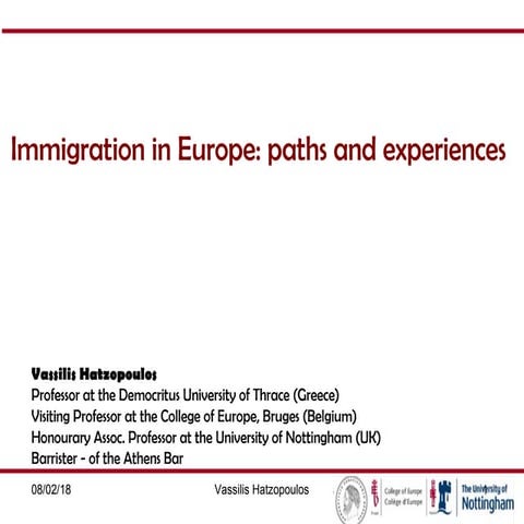 Afsj summer school 1 immigration paths | PPT