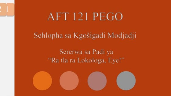 Tswalo ya tsatsi AFT 220_PEGO_NONWANE YA PHETELETSANNETE .pptx