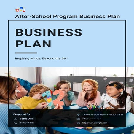 After School Business Plan Example | PDF