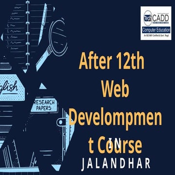 After 12th Web Development Course in Jalandhar | PPTX