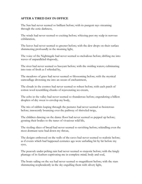 My comfort | DOCX