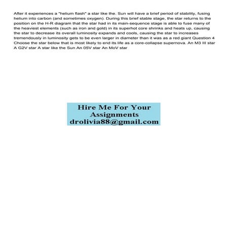 After it experiences a helium flash a star like the Sun w.pdf