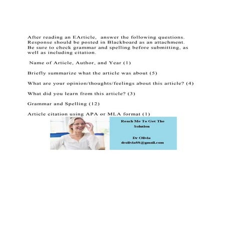 After reading an EArticle, answer the following questions. Resp.docx