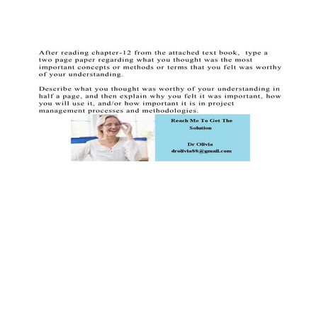 After reading chapter-12 from the attached text book, type a tw.docx | Education