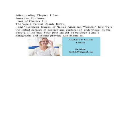 After reading Chapter 1 from American Horizons, most of Chapter | PDF