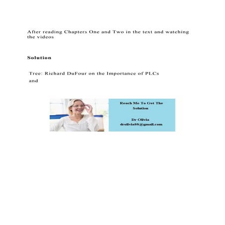 After reading Chapters One and Two in the text and watching the vi.docx