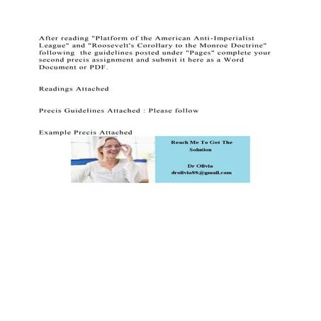 After reading Platform of the American Anti-Imperialist League and.docx