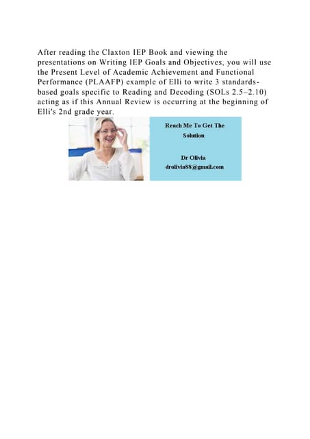 After reading through Chapter 1, the focus was on targeting the five.docx