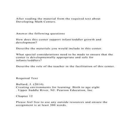 After reading the material from the required text about Developing.docx