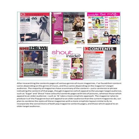 Contents page research | DOCX