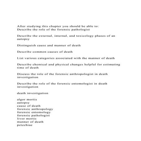 Death Scene Investigation | PPT