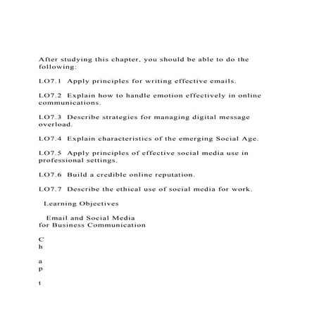 After studying this chapter, you should be able to do the foll.docx